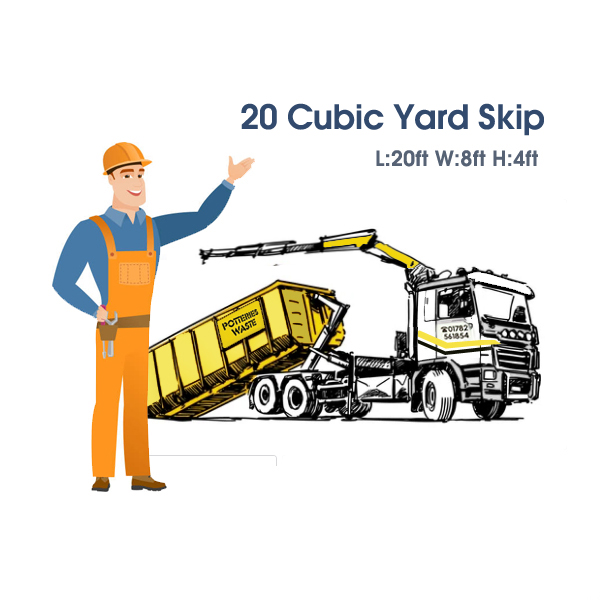20 Cubic Yards Roll-On Roll-Off Skip Hire Stoke on Trent | Potteries ...